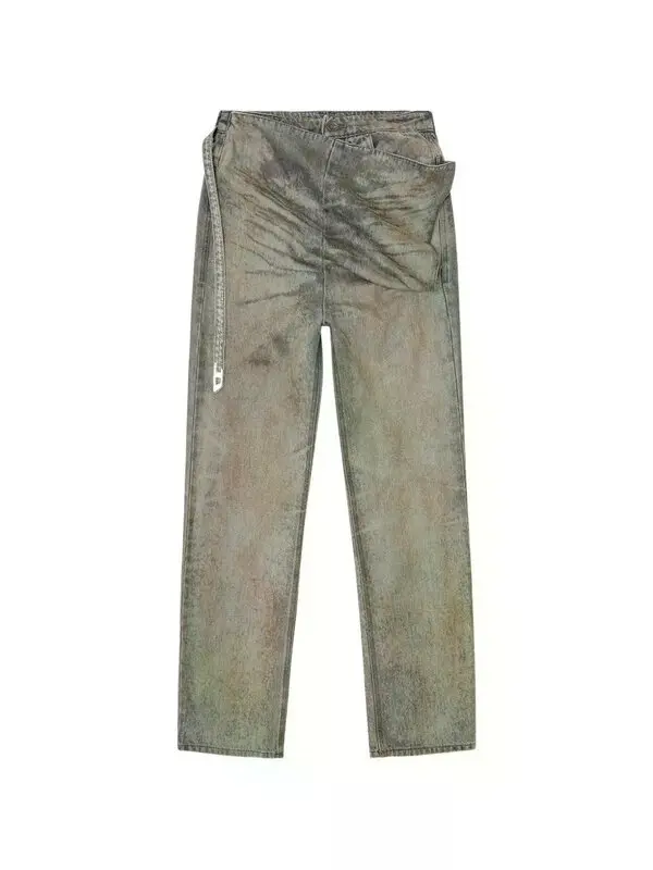 DIESEL® D-thalira Deconstructed Self-tie Belt Jeans