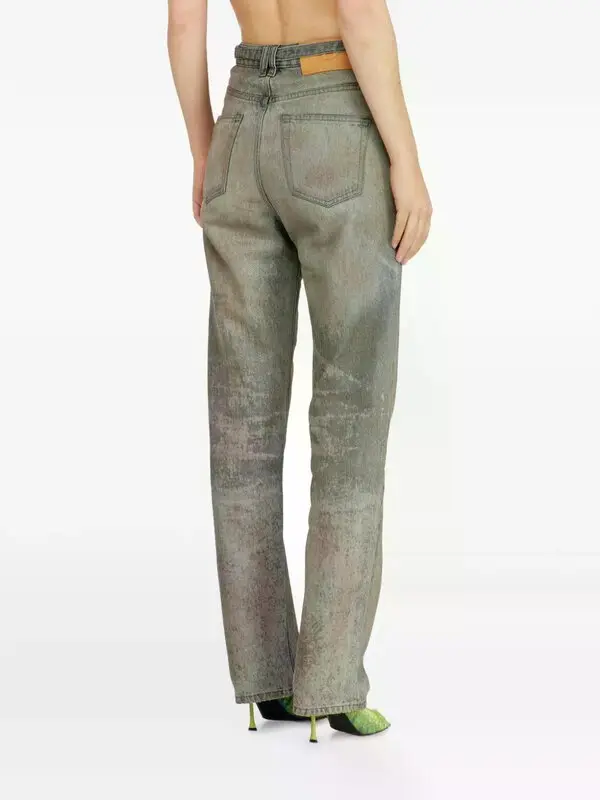 DIESEL® D-thalira Deconstructed Self-tie Belt Jeans