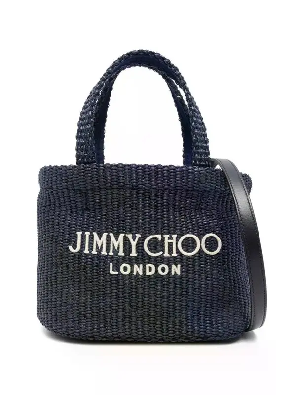 JIMMY CHOO Logo Tote Bag - Blue
