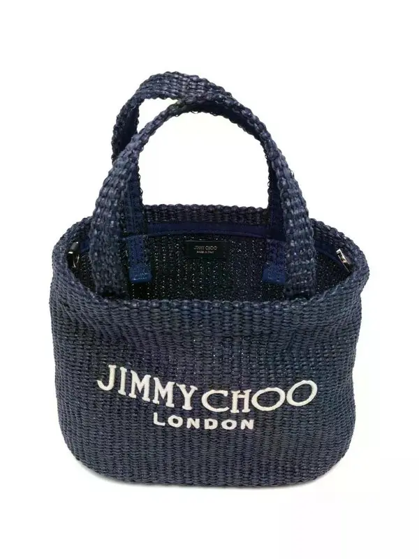JIMMY CHOO Logo Tote Bag - Blue
