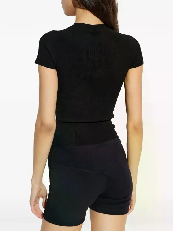 Alexander Wang Ribbed Short-sleeve Top