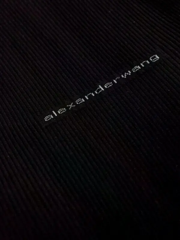 Alexander Wang Ribbed Short-sleeve Top