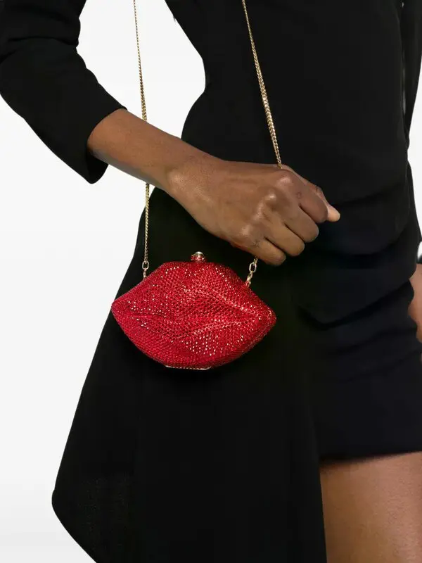 SAN BLAS Kiss Passion Lips Clutch Bag