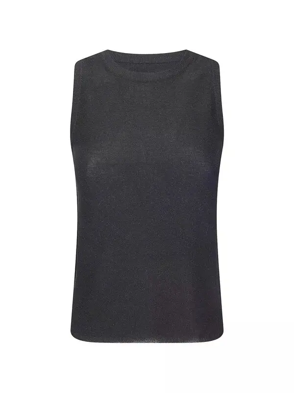 ARCHIVIO B Sleeveless Round Neck Top