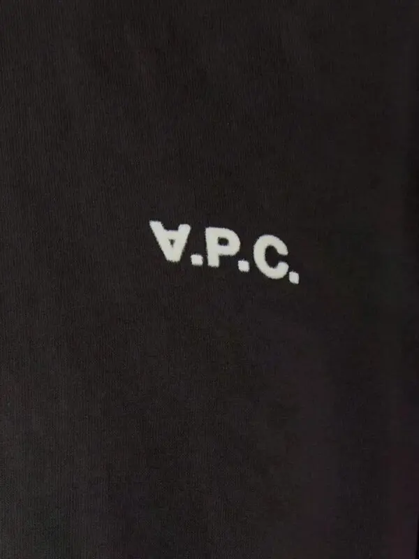 A.p.c. Logo Detail T-shirt - Black