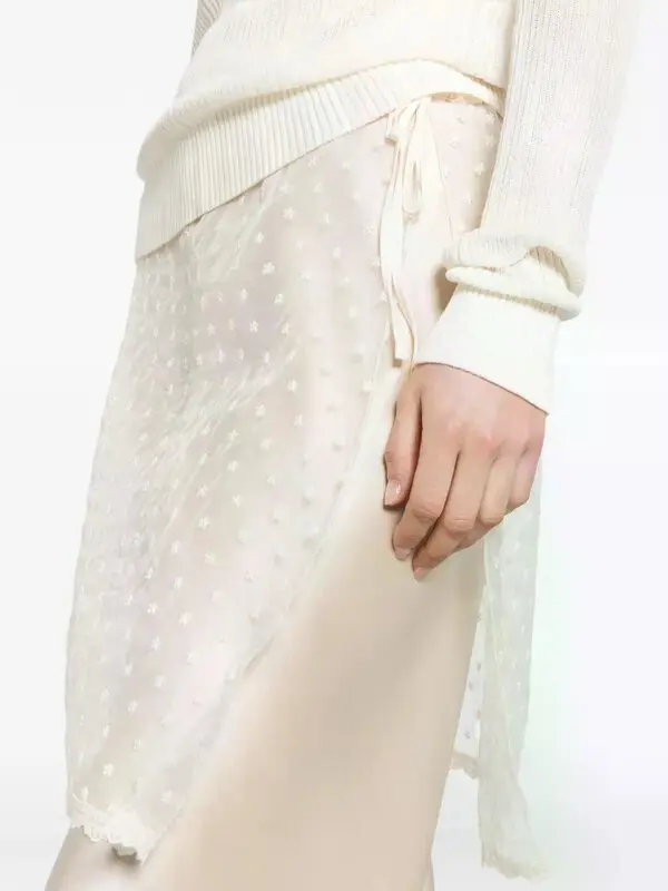 DUNST Dotted Lace Skirt