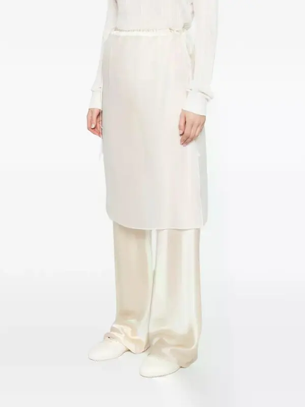 DUNST Midi Skirt With Drawstring