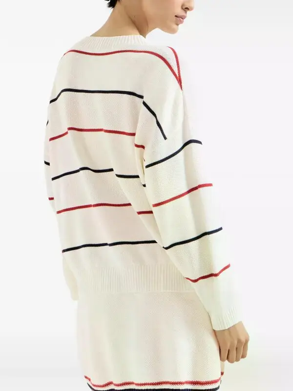 Brunello Cucinelli Striped Cotton Sweater