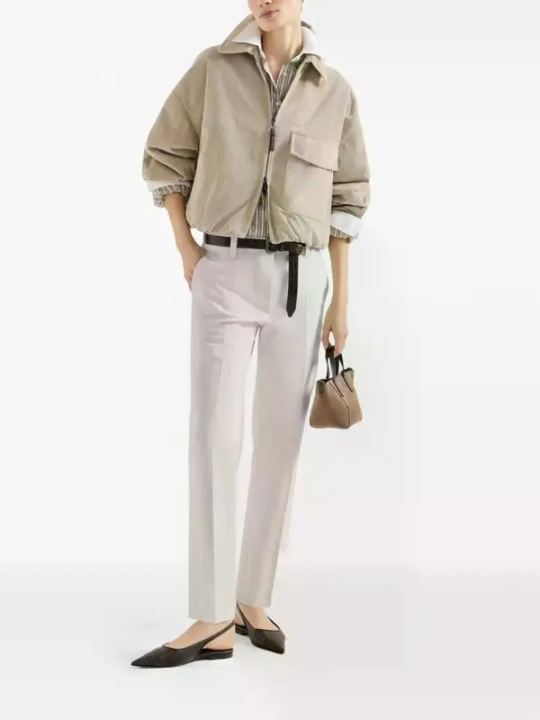 Brunello Cucinelli Cotton Twill Trousers