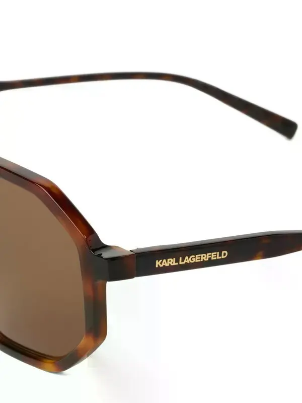 Karl Lagerfeld Logo Octagon Sunglasses