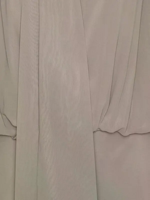 ROTATE BY BIRGER CHRISTENSEN Draped Chiffon Maxi Dress