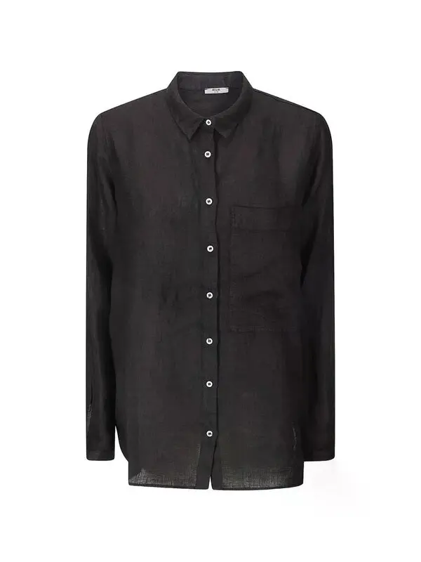 M.S.M. Chest-pocket Linen Shirt