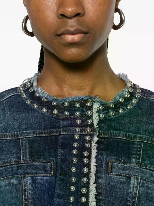 Liu Jo Beaded Fringed Jacket