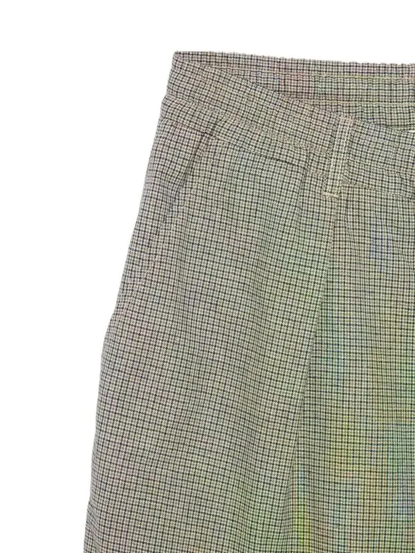 Universal Works Lucas Checked Pleat Trousers