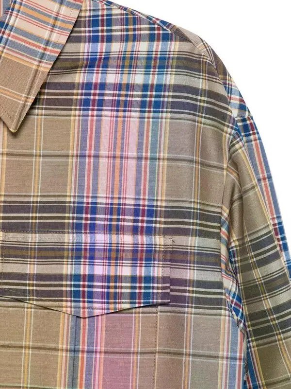 SYSTEM Checked Pocket Shirt