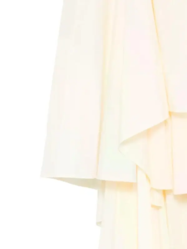 SYSTEM Asymmetric-neck Ruffled Top