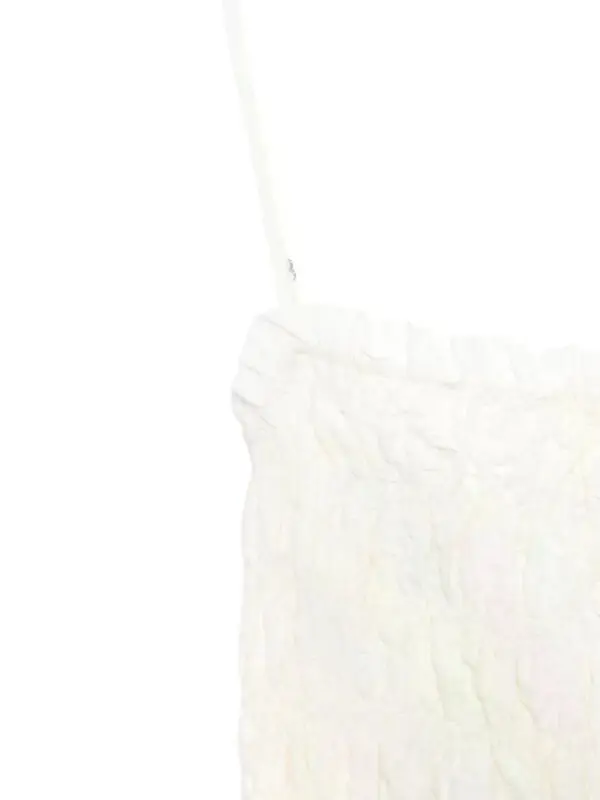 SYSTEM Ruffled Strap Top
