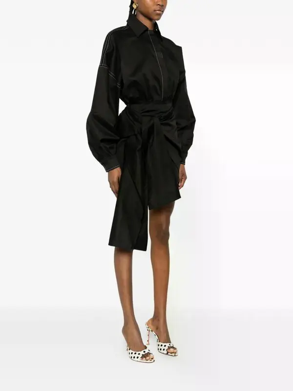 CATALINA Knot-detail Shirt Dress
