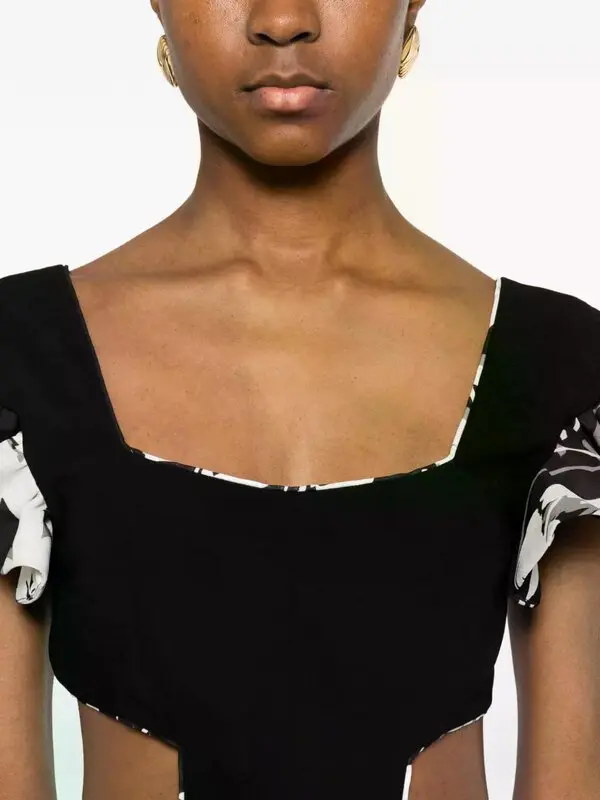 CATALINA Ruffled Cutout Jumpsuit