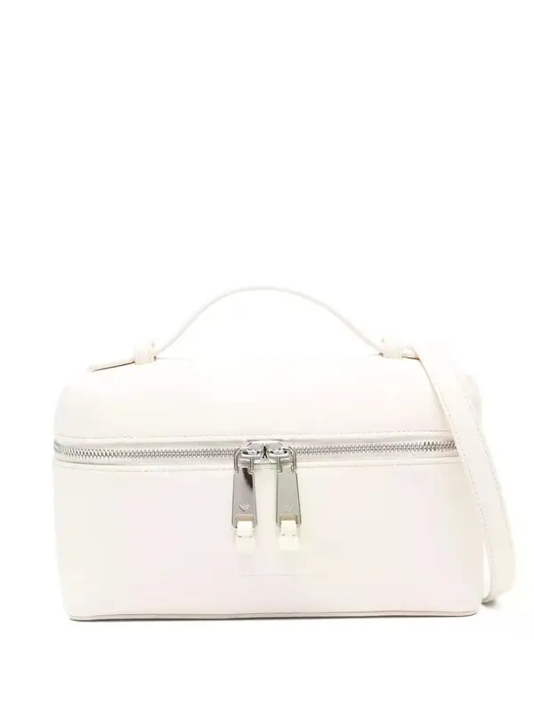 Emporio Armani Mini Leather Tote - Neutrals