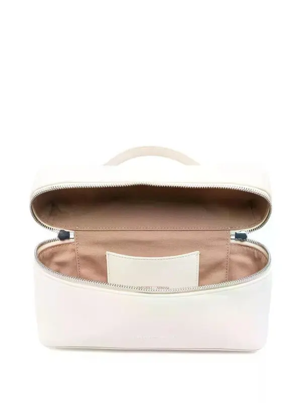 Emporio Armani Mini Leather Tote - Neutrals