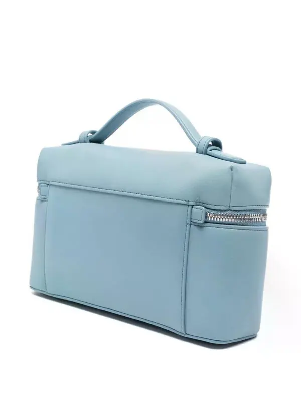 Emporio Armani Mini Leather Tote - Blue