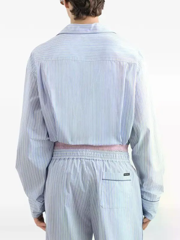 Dolce & Gabbana Striped Piped Shirt