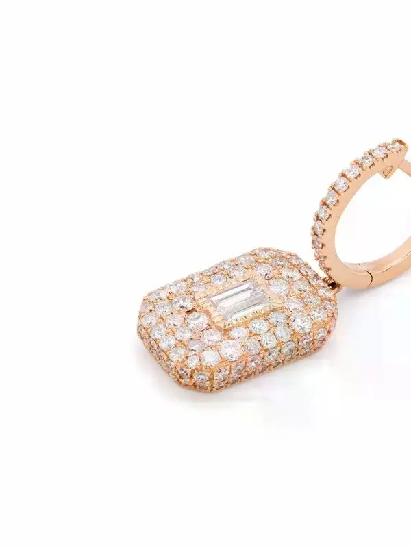 Shay 18kt Rose Gold Diamond Drop Earrings