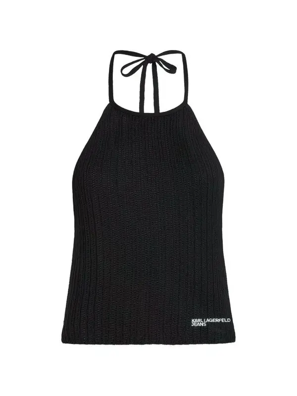 Karl Lagerfeld Sleeveless Top - Black