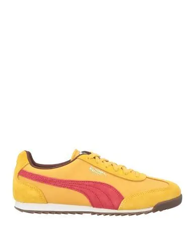 PUMA Arizona Nylon Sneakers Marigold Size Cowhide, Textile Fibers - Yellow