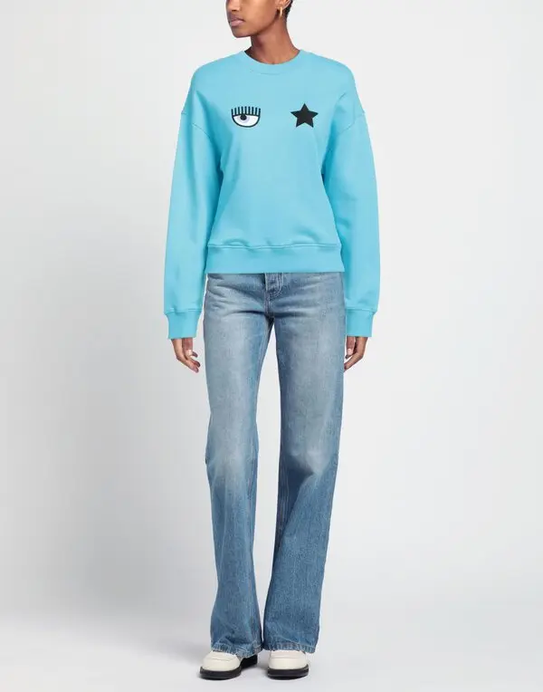 CHIARA FERRAGNI Sweatshirt - Turquoise