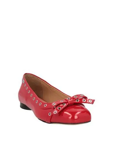 GANNI Ballet Flats In Synthetic Material - Red
