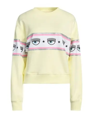 CHIARA FERRAGNI Sweatshirt Size Cotton - Yellow