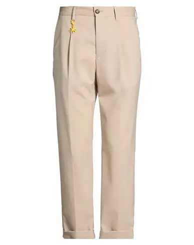 MANUEL RITZ Pants Sand Size Wool, Elastane