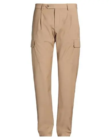 PAOLONI Pants Sand Size Polyester, Wool, Elastane
