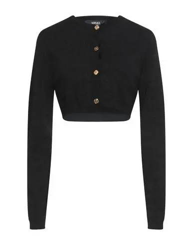 Versace Cardigan Size Viscose, Polyamide, Metallic Polyester, Elastane - Black