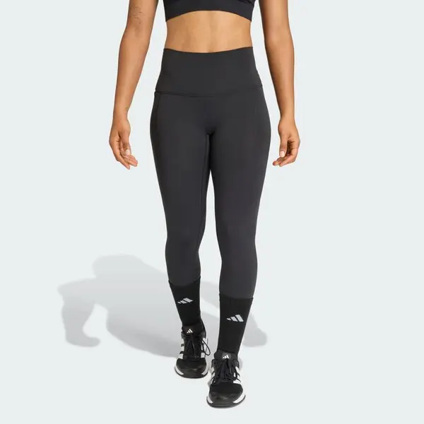 Adidas 3-stripes Studio All Me 7/8 Leggings - Black