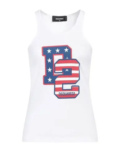 Dsquared2 Tank Top Size Cotton - White
