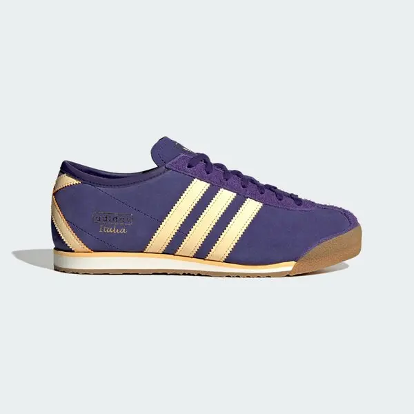 Adidas Italia 70s Shoes - Collegiate Purple / Orange Tint / Gold Metallic