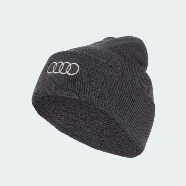 Adidas Audi Revolut F1 Team Beanie - Utility Black / Hi-res Red