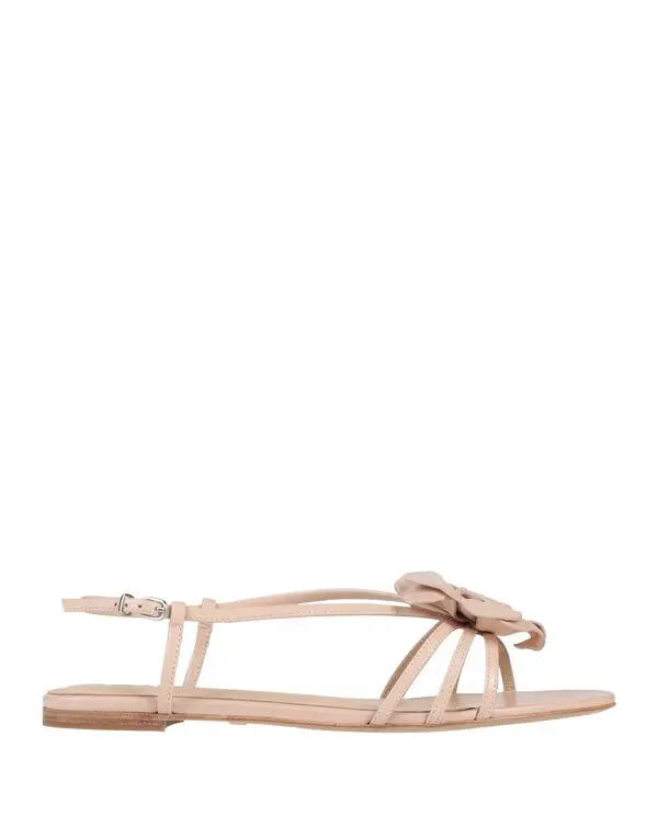Lola Cruz Leather Slingback Sandals