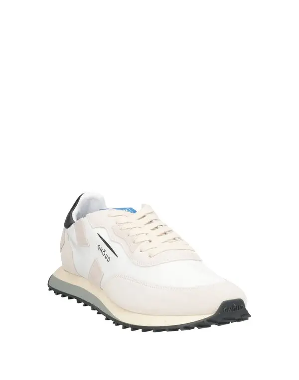 GHOUD VENICE Low Top Leather And Textile Sneakers - White