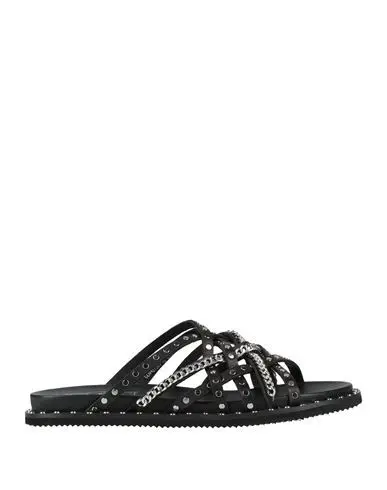 CULT Sandals Size Leather - Black