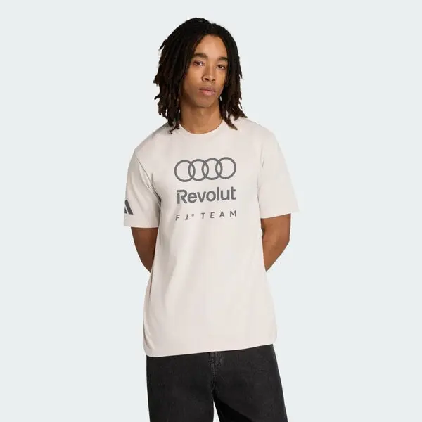 Adidas Audi Revolut F1 Team Dna Graphic Tee - Chalk Pearl