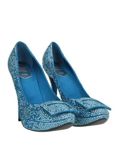 ROGER VIVIER Pumps With Appliqués And Crystals