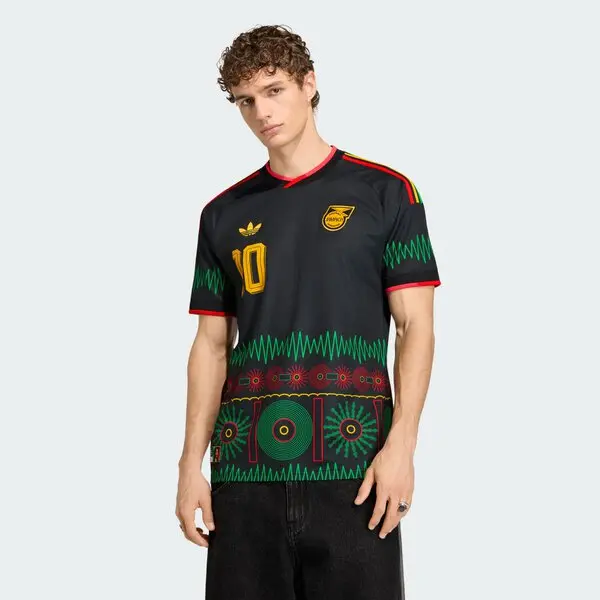 Adidas Jamaica 26 X Bob Marley Away Jersey - Black