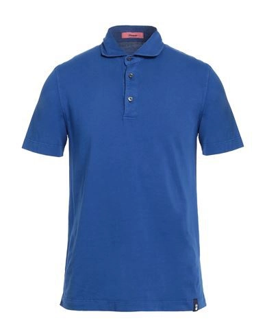 DRUMOHR Polo Shirt Bright Size Cotton - Blue