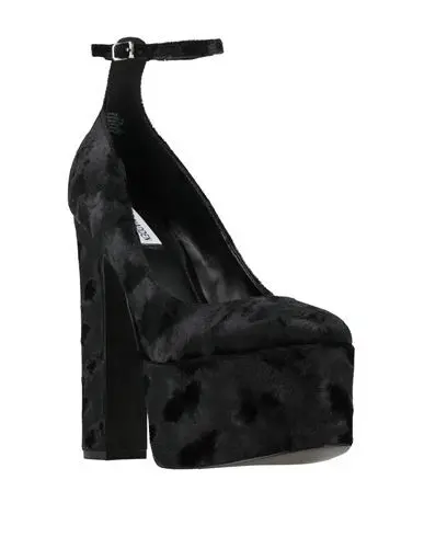 Steve Madden Velvet Platform Ankle Strap Pumps
