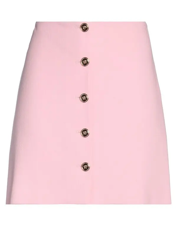 Versace Mini Skirt In Virgin Wool Blend
