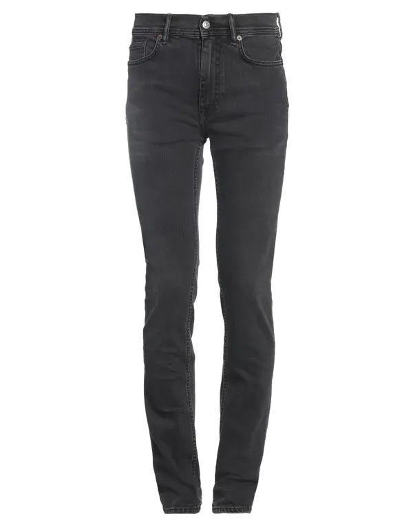 Acne Studios Jeans In Organic Cotton And Recycled Polyester - Black